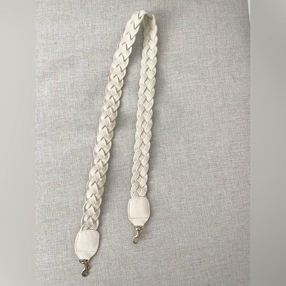 Clare V | Bags | Clare V Cream Braided Strap | Poshmark